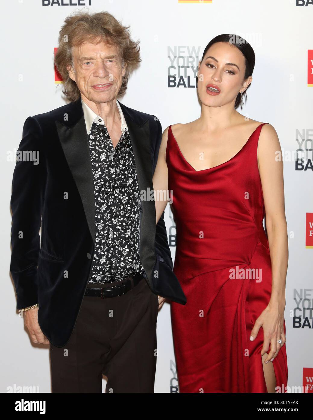 New York, New York, USA. 8th Oct. 2025. Mick Jagger and Melanie Hamrick ...