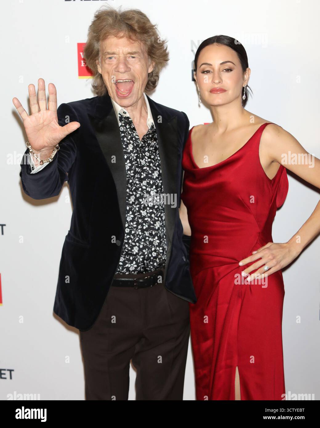 New York, New York, USA. 8th Oct. 2025. Mick Jagger and Melanie Hamrick ...