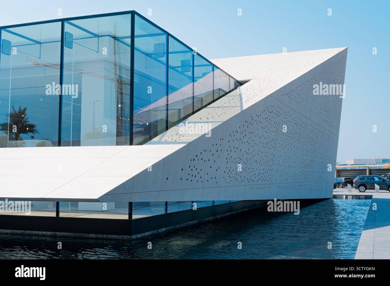 Abu Dhabi, UAE - 09 october 2025. The exterior decorated with ...