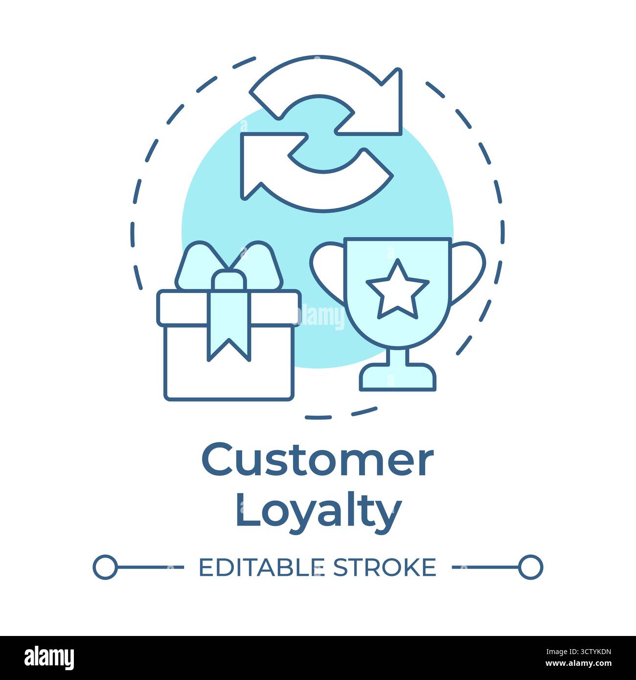 Loyalty icon symbol creative Stock Vector Images - Alamy