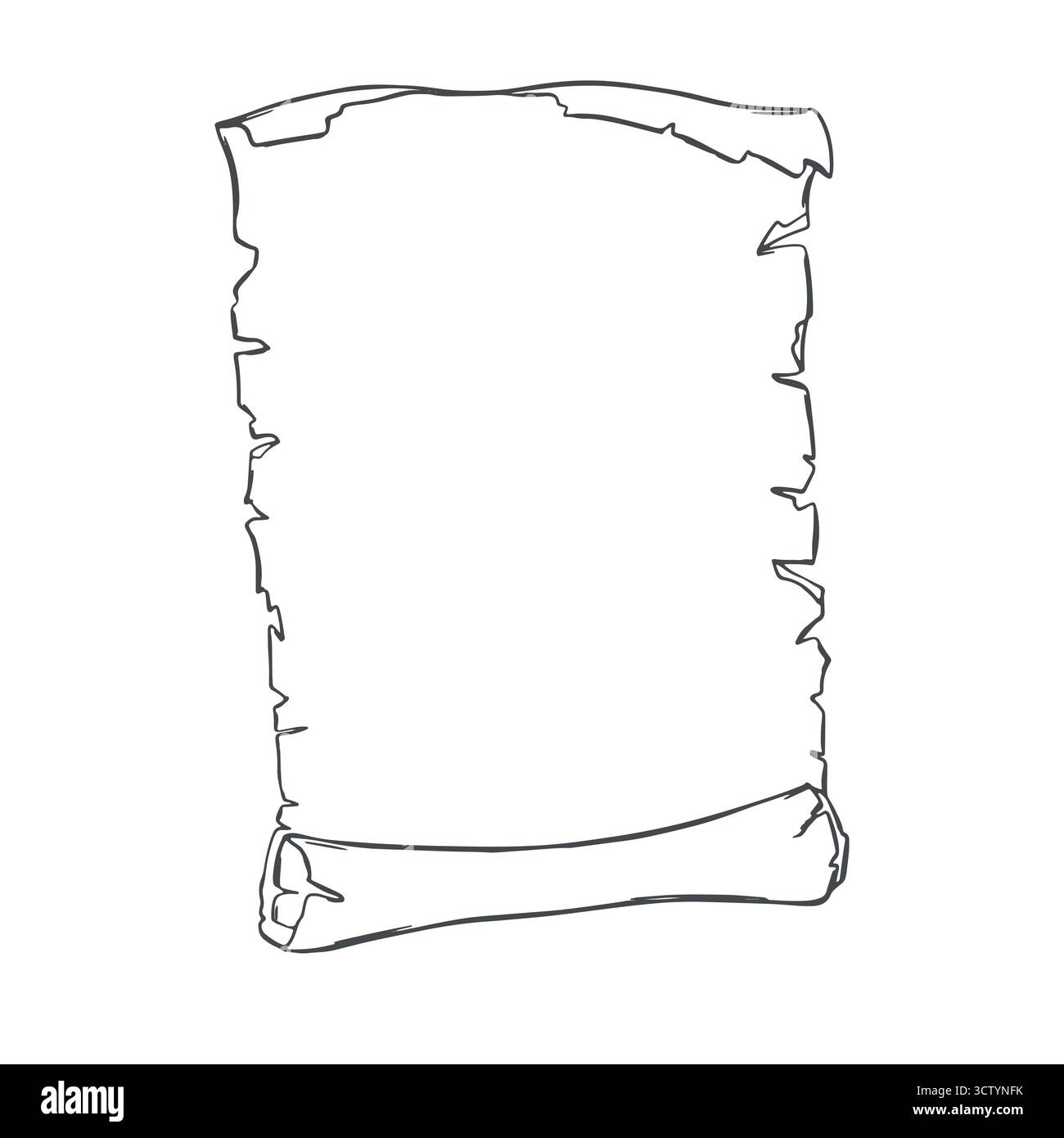 Banner template treasure on Cut Out Stock Images & Pictures - Alamy