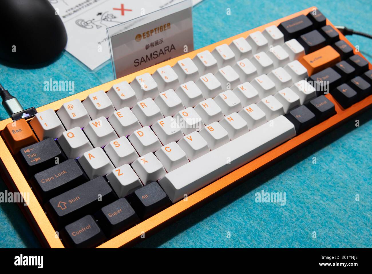 Chiba, Japan. 26th Sep, 2025. Keyboards seen on display inside the ...