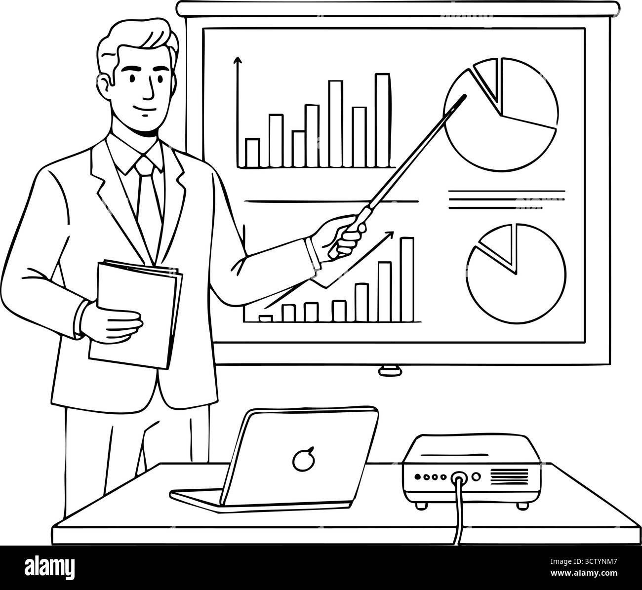 Explaining graph Stock Vector Images - Alamy