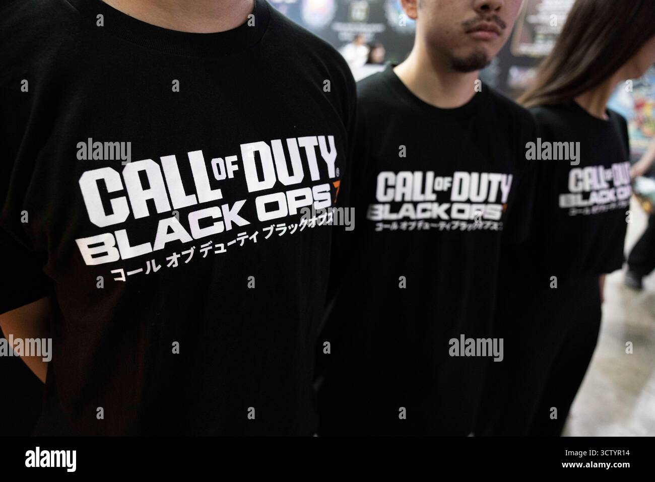 Call of Duty Black Ops 7 branding on T-Shirts seen at Tokyo Game Show ...