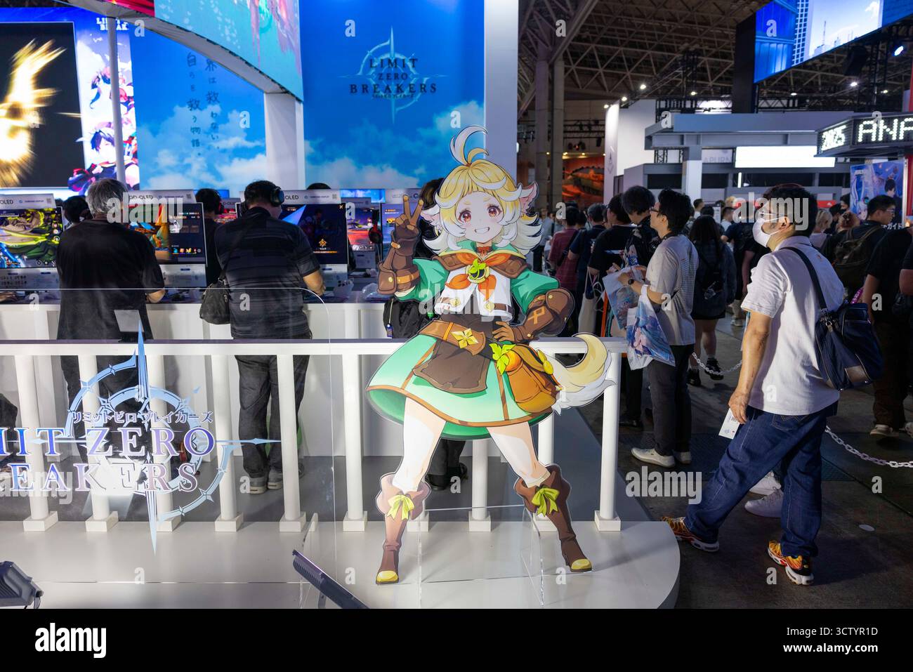 Limit Zero Breakers branding seen at Tokyo Game Show 2025. LIMIT ZERO BREAKERS is a real-time ...