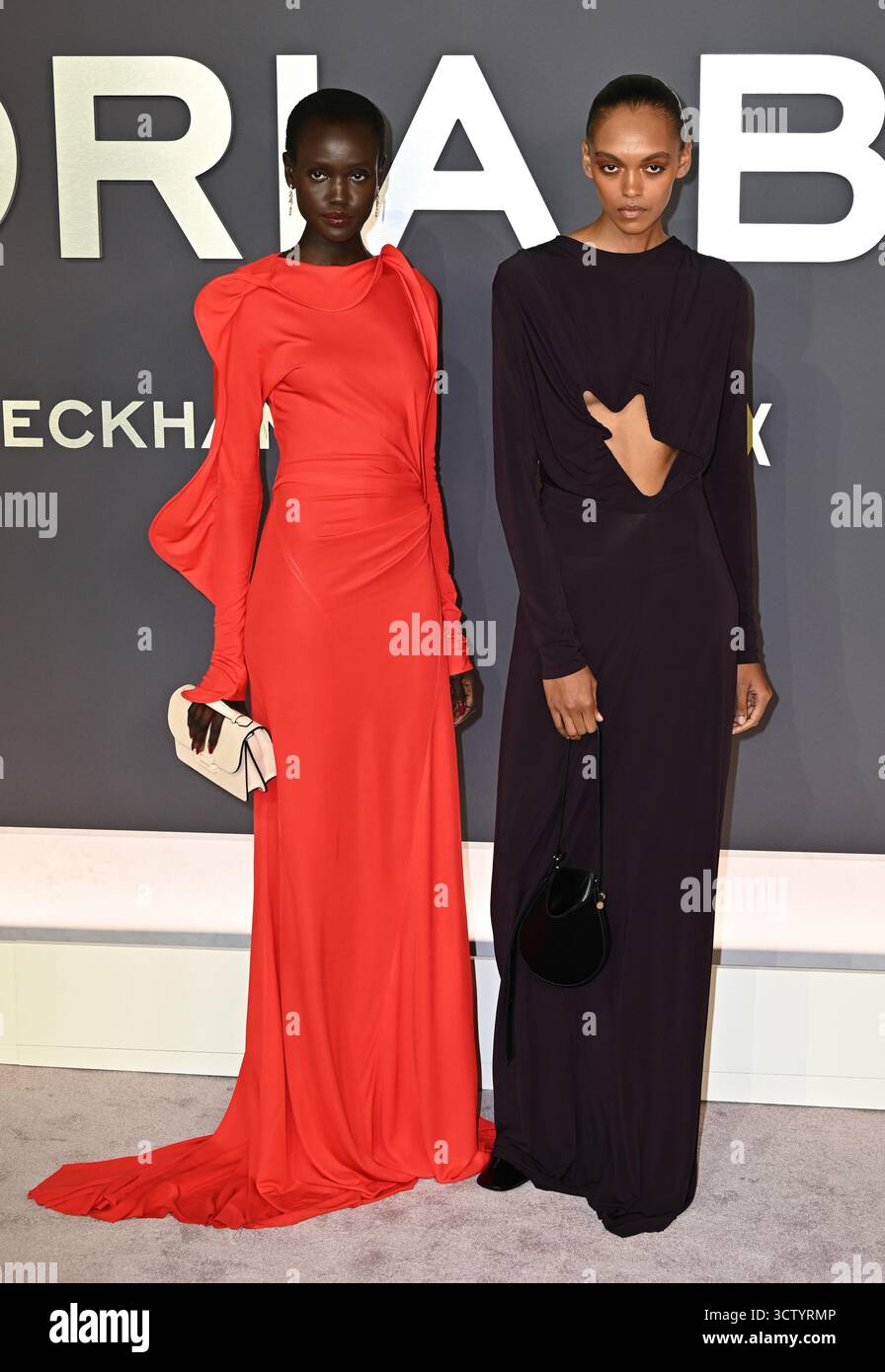 Yar Aguer and Bebe Parnell attends "Victoria Beckham" World Premiere at ...