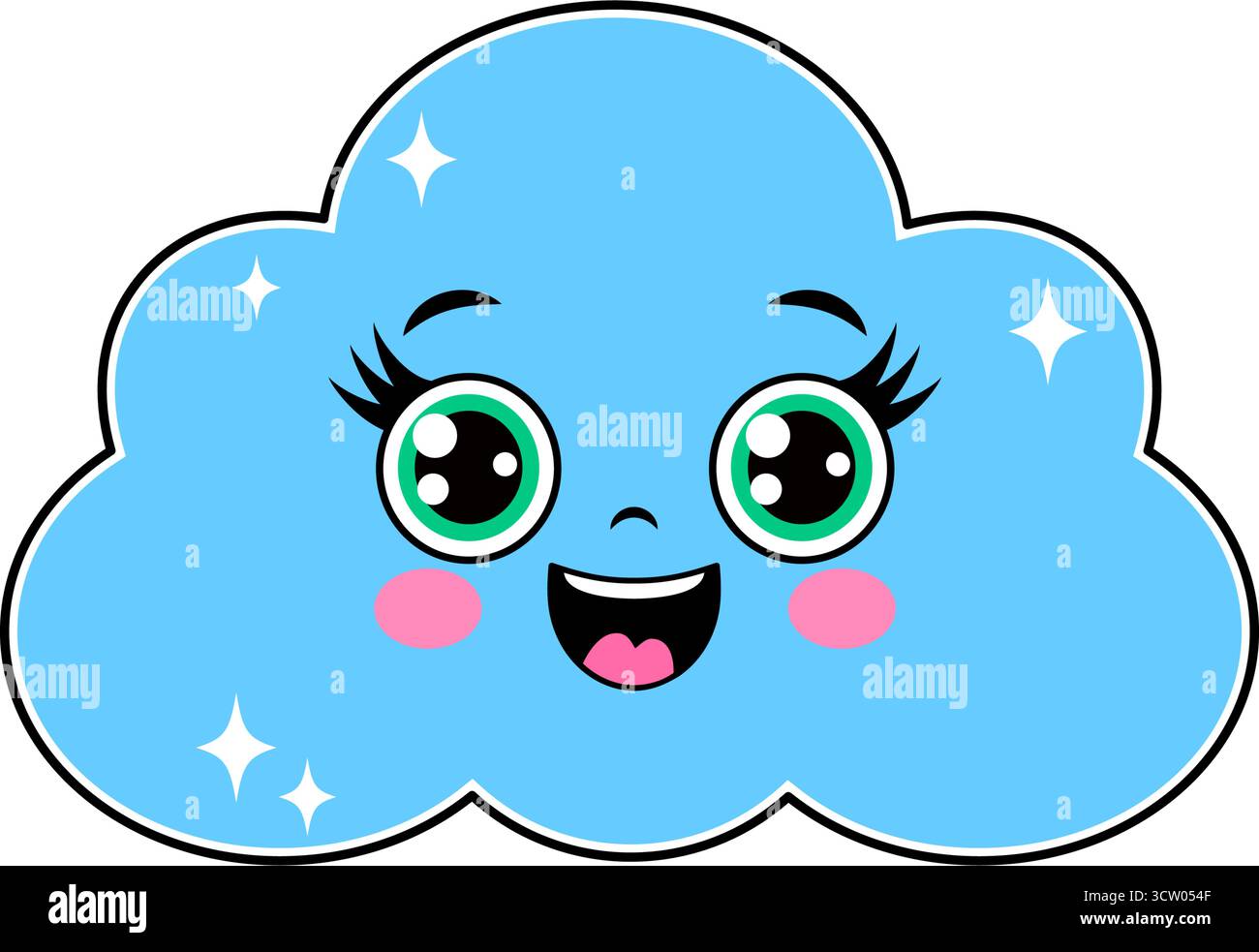 Big cloud icon cartoon Stock Vector Images - Alamy