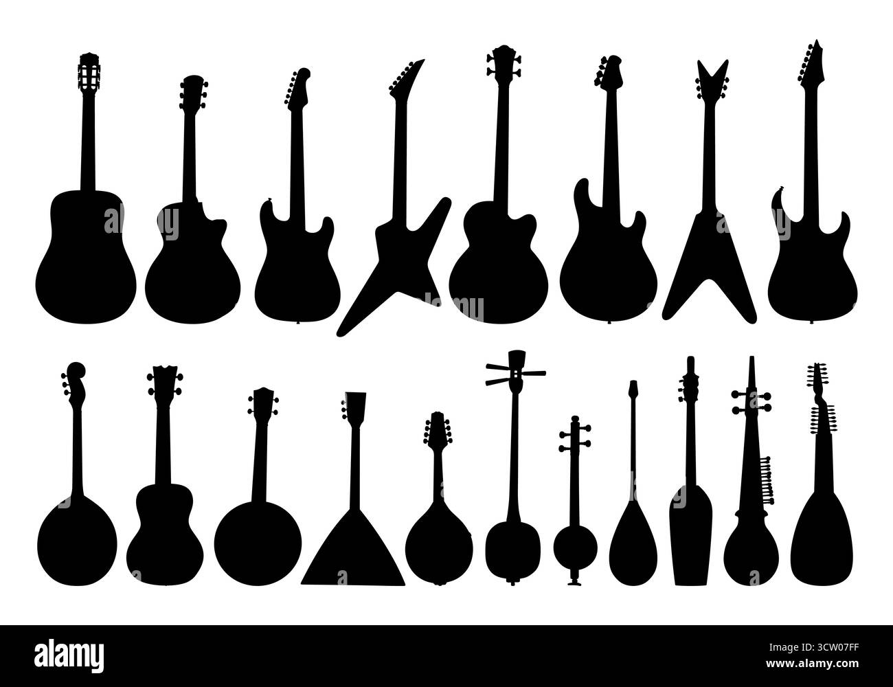 Balalaika musical stringed instrument Stock Vector Images - Alamy