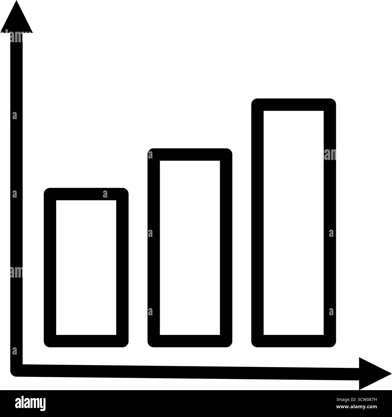 Data graph icon outline Cut Out Stock Images & Pictures - Alamy