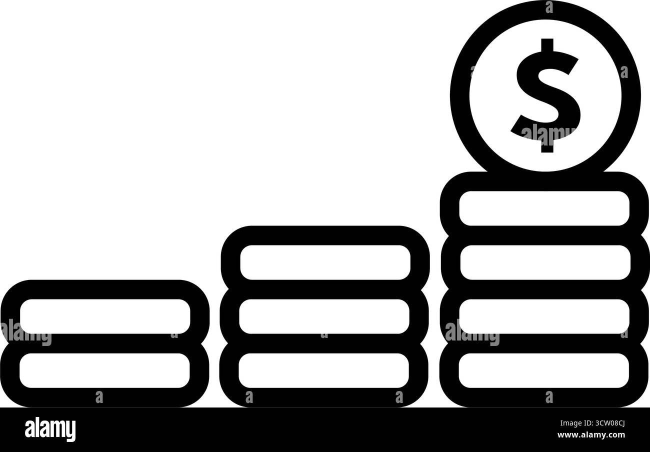 Financial growth icon success Stock Vector Images - Alamy