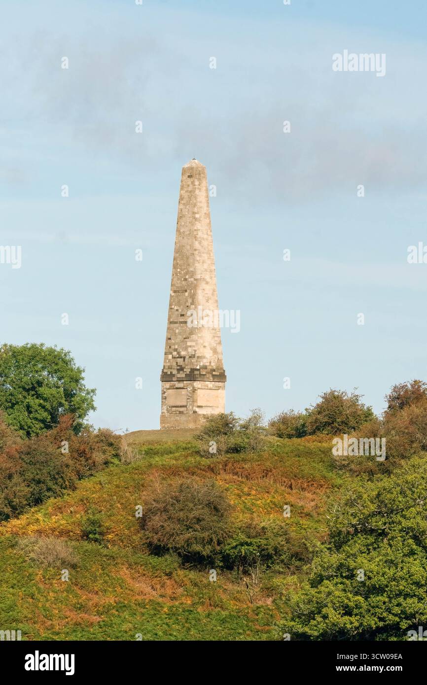 Eastnor Obelisk standing at 90 feet tall, it was erected in 1812 at the ...