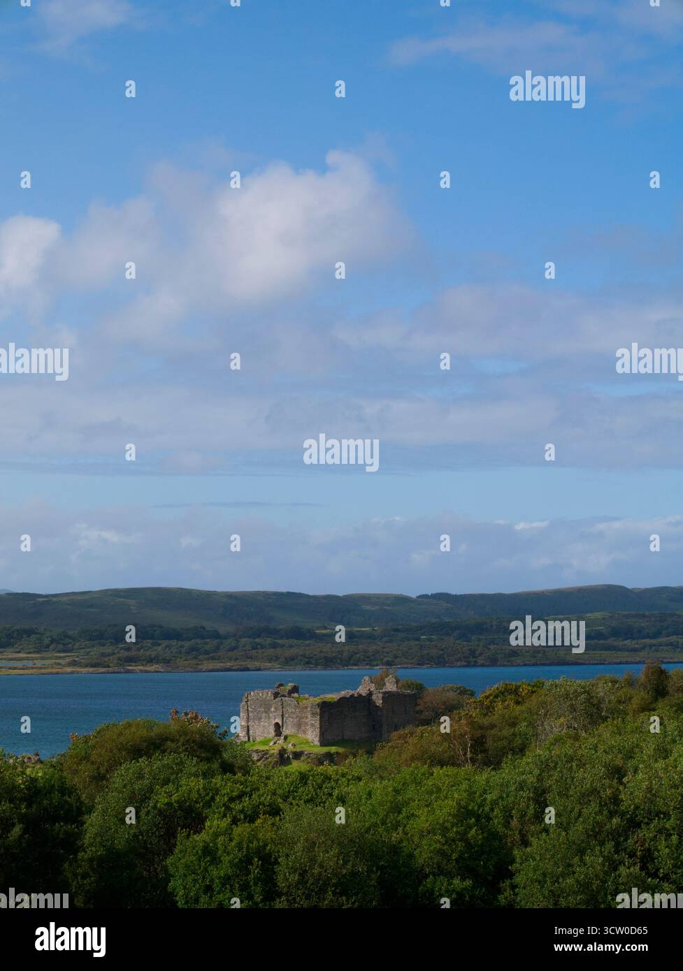 Castle Sween in Argyll is the oldest castle on mainland Scotland Stock ...