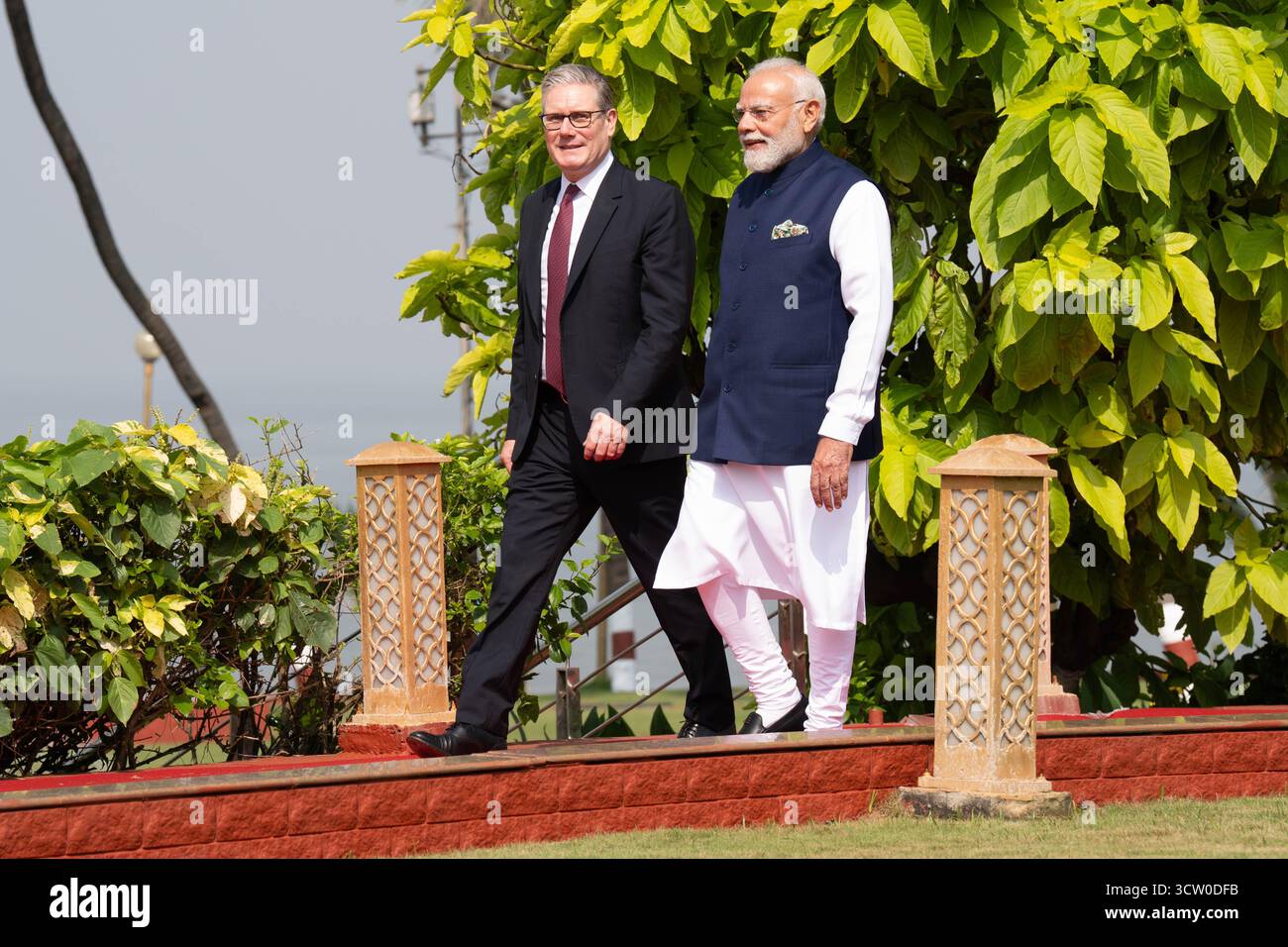 Prime Minister Sir Keir Starmer and Indian Prime minister Narendra Modi ...