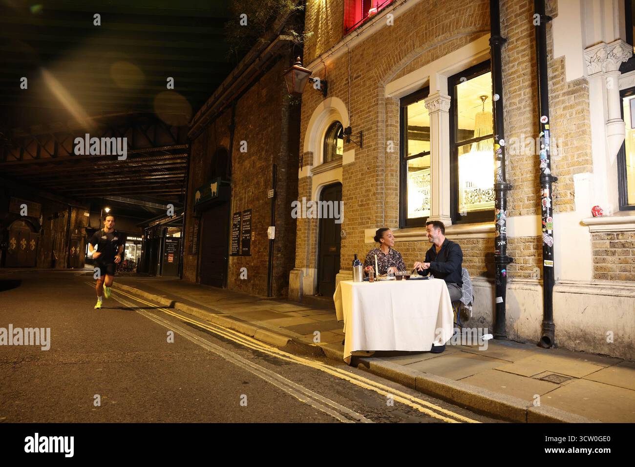 EDITORIAL USE ONLY Sarah Sharman and Stuart Ried from London have one ...