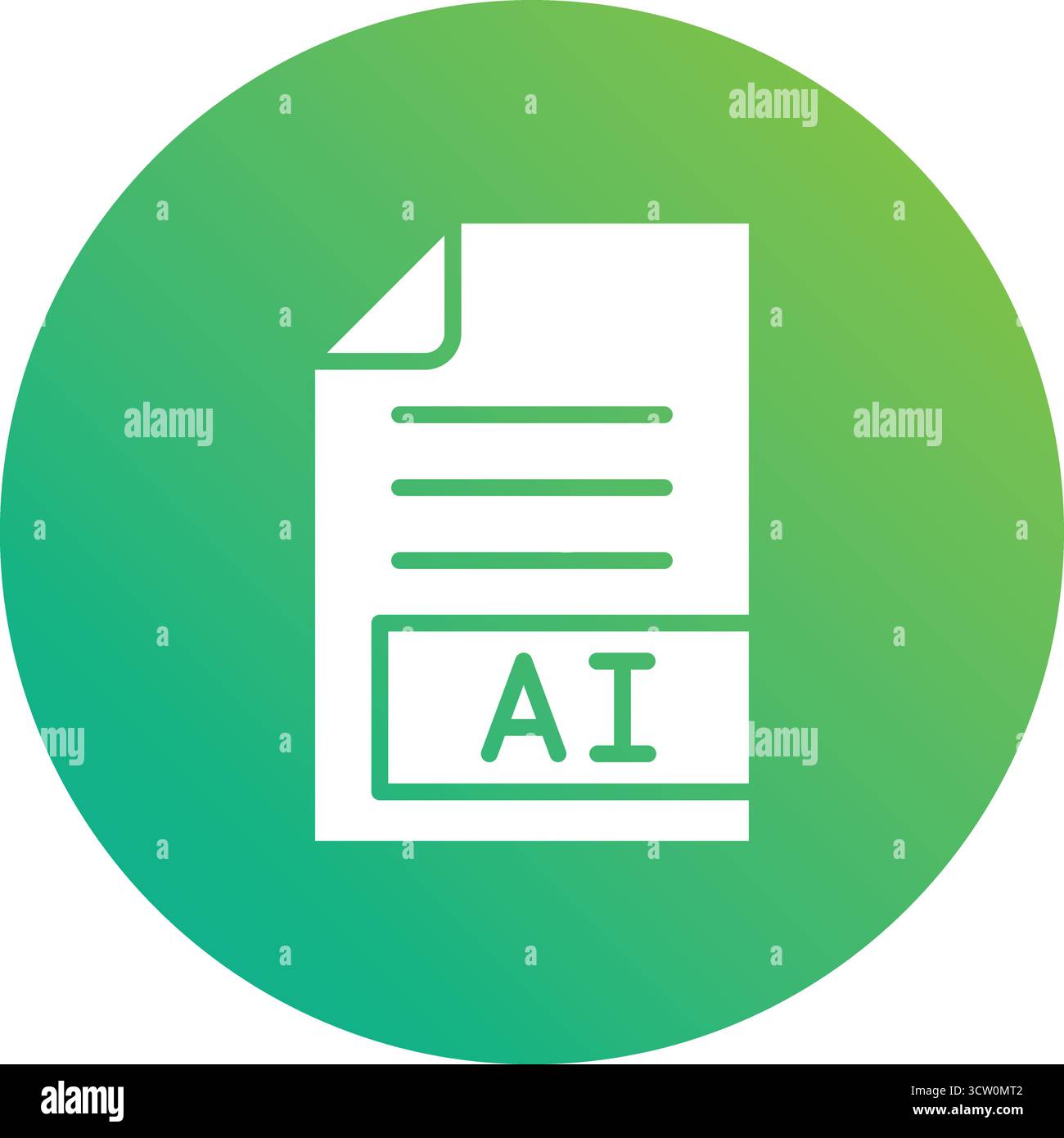 Ai vector icon modern Stock Vector Images - Alamy