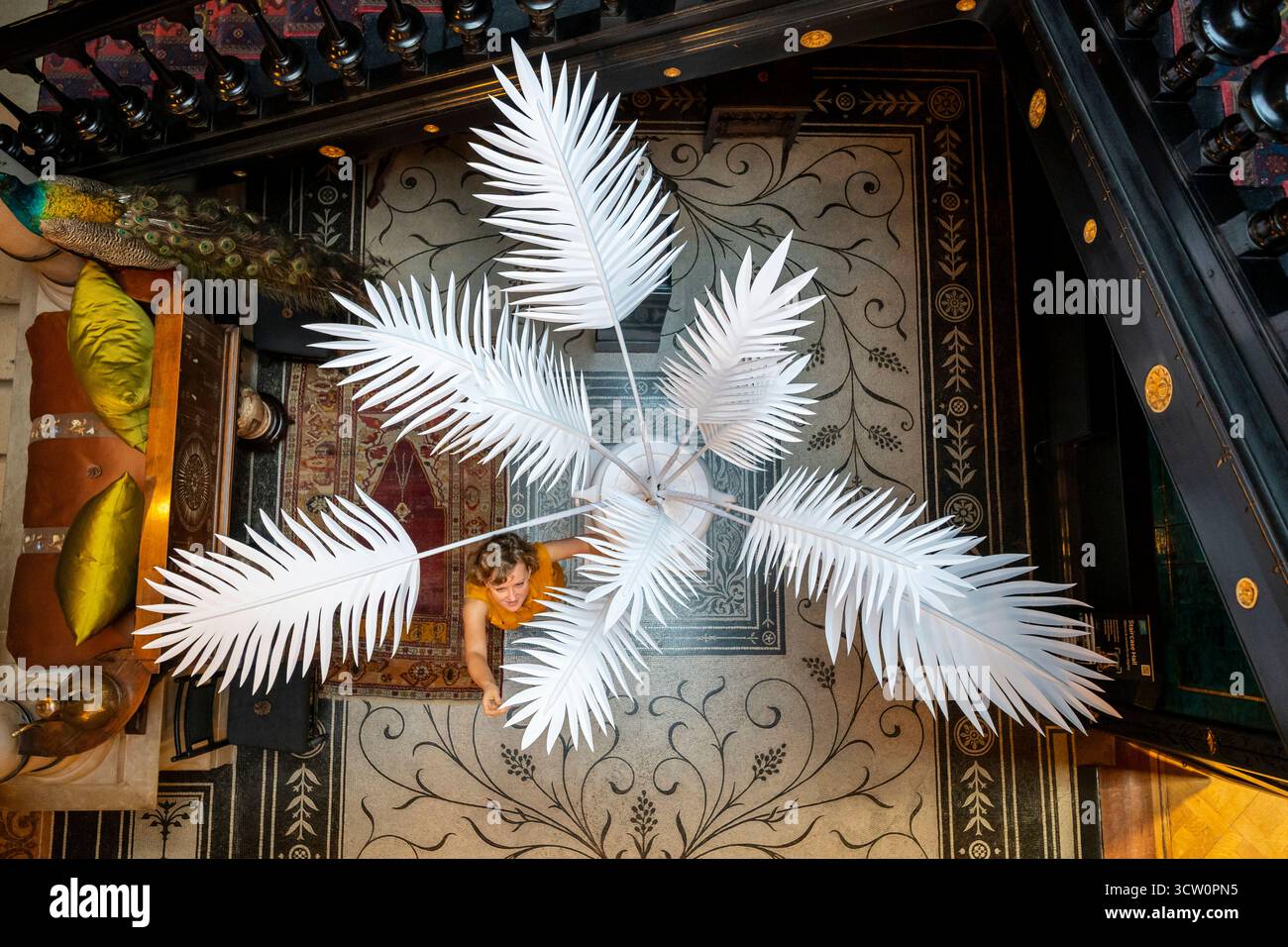 London, UK. 9 October 2025. Palms in the Brass Jardinière, one of ...