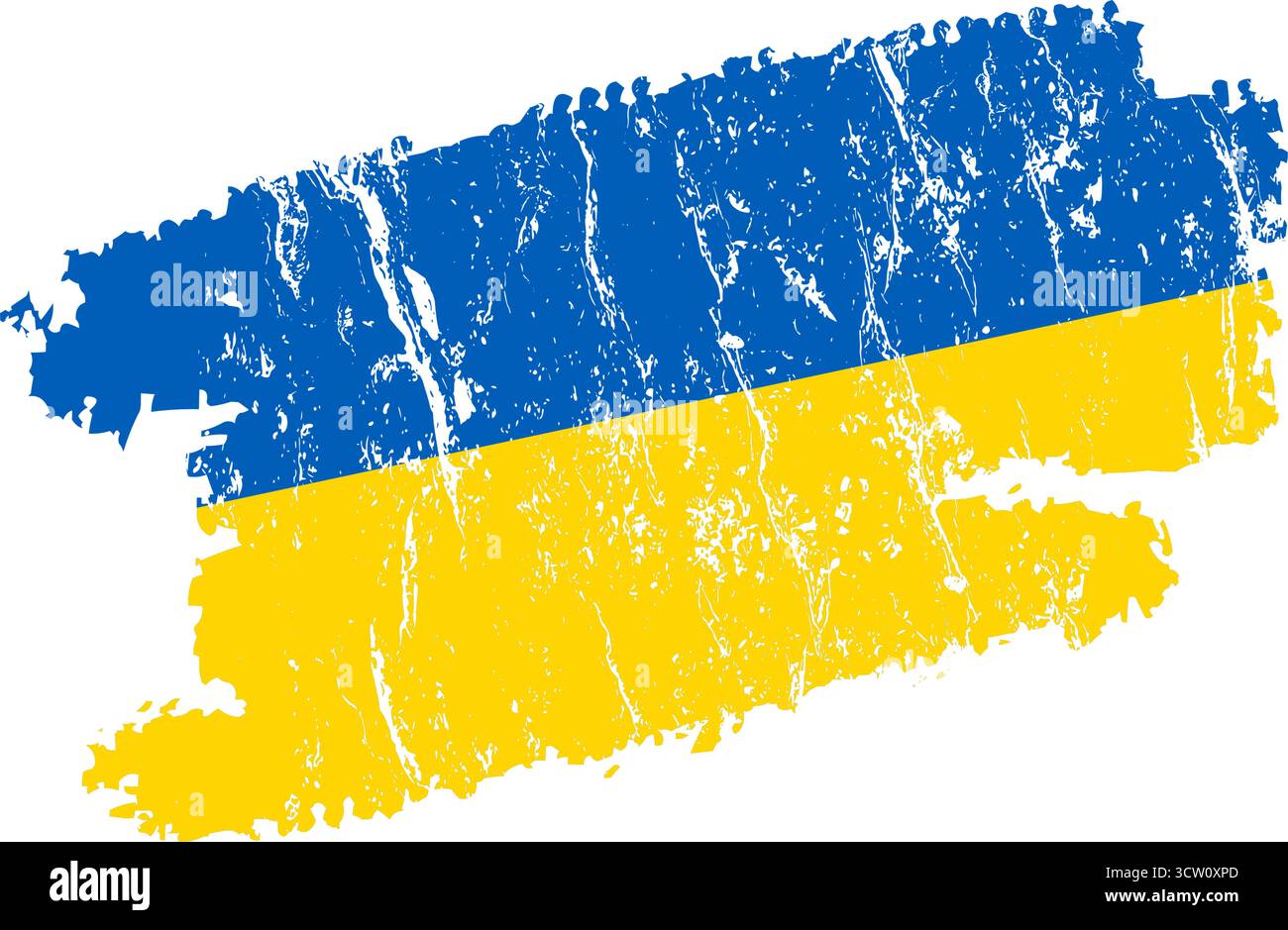 Blue and yellow ukraine flag Stock Vector Images - Alamy