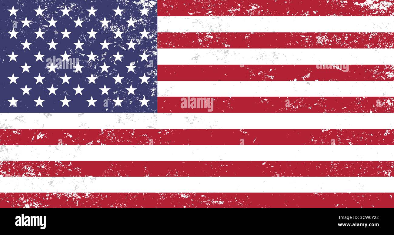 Grunge flag united states Stock Vector Images - Alamy