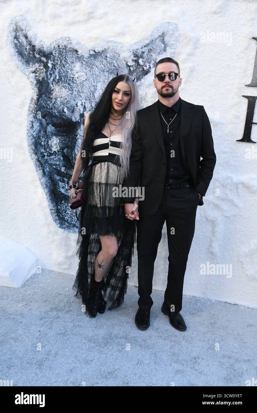 Hollywood, California, USA 8th October 2025 Vanessa Decker and Devin ...