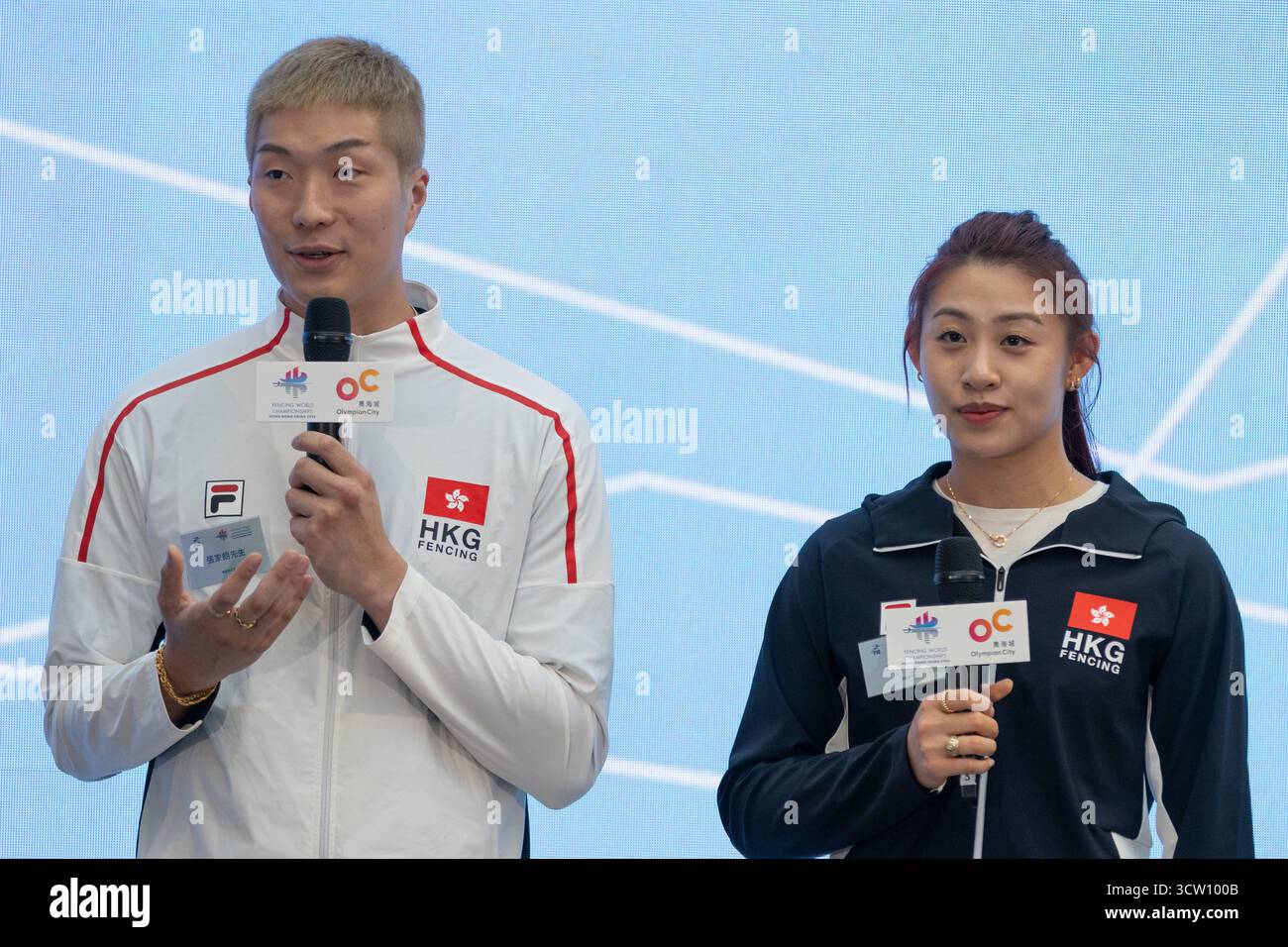( L ) Two-time Olympic champion Edgar Cheung Ka-long SBS and top woman ...