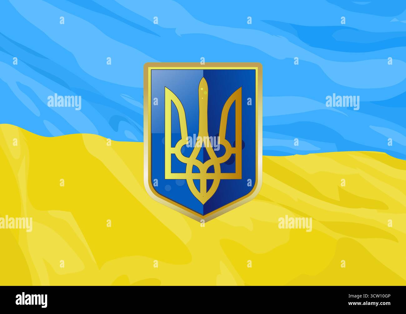 Blue yellow national ukrainian Stock Vector Images - Alamy
