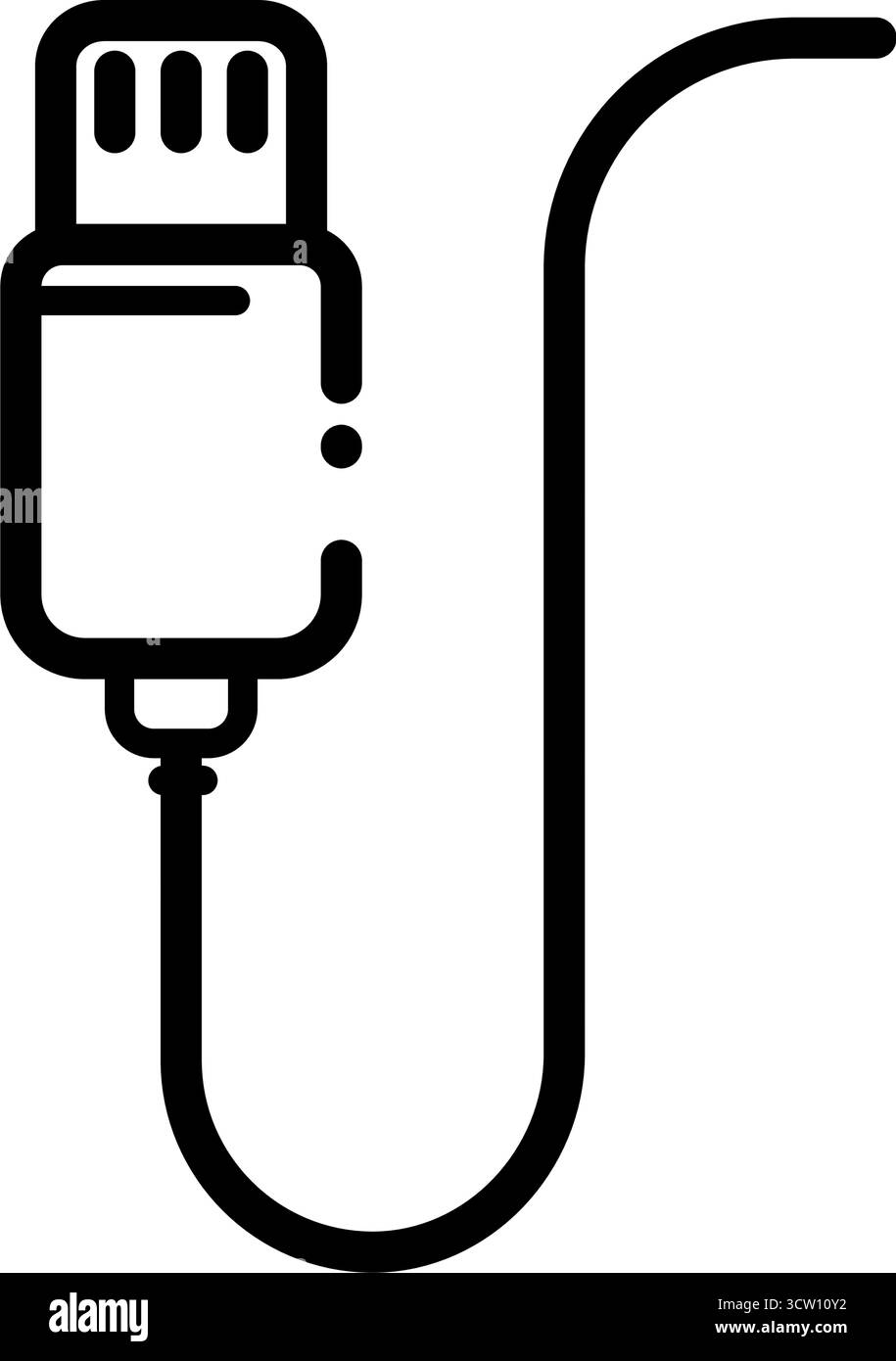 Cable line Stock Vector Images - Alamy