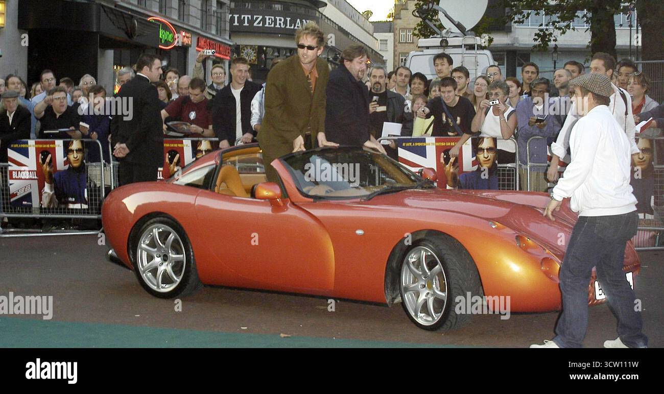 Paul Kaye and Johnny Vegas at the premiere of Blackball, Odeon West End ...