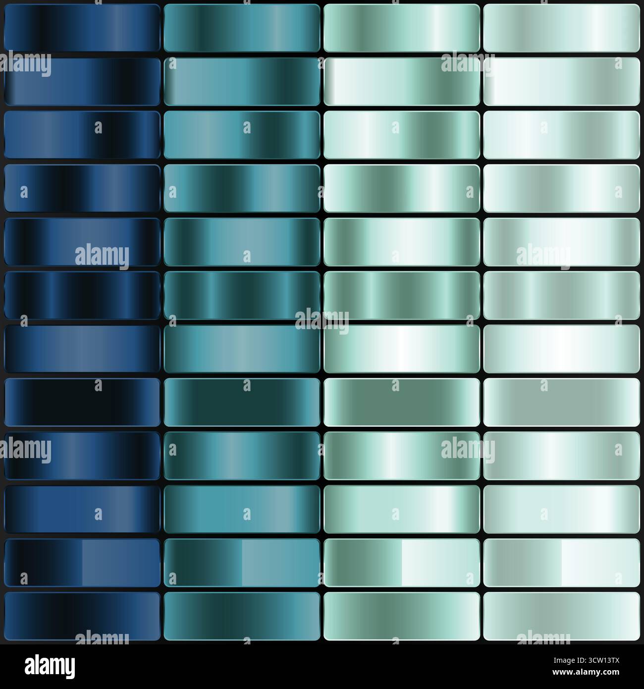 Blue horizontal palette gradient hi-res stock photography and images ...