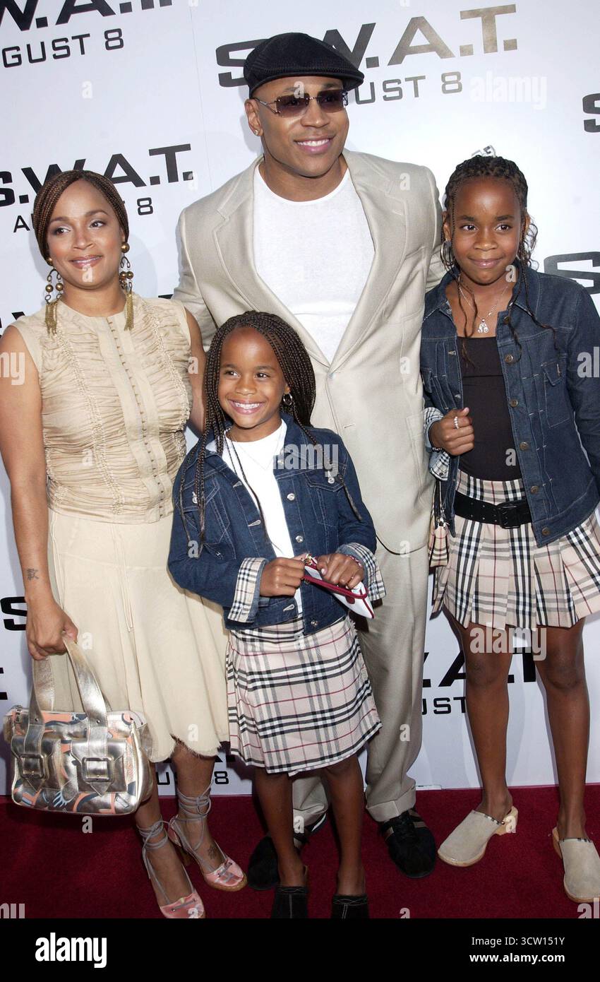 LL Cool J (acting name James Todd Smith) and family at the Swat ...