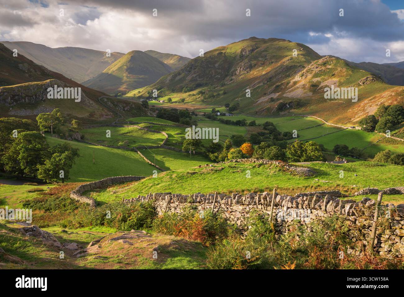 The Martindale valley in the Lake District National Park, Cumbria ...