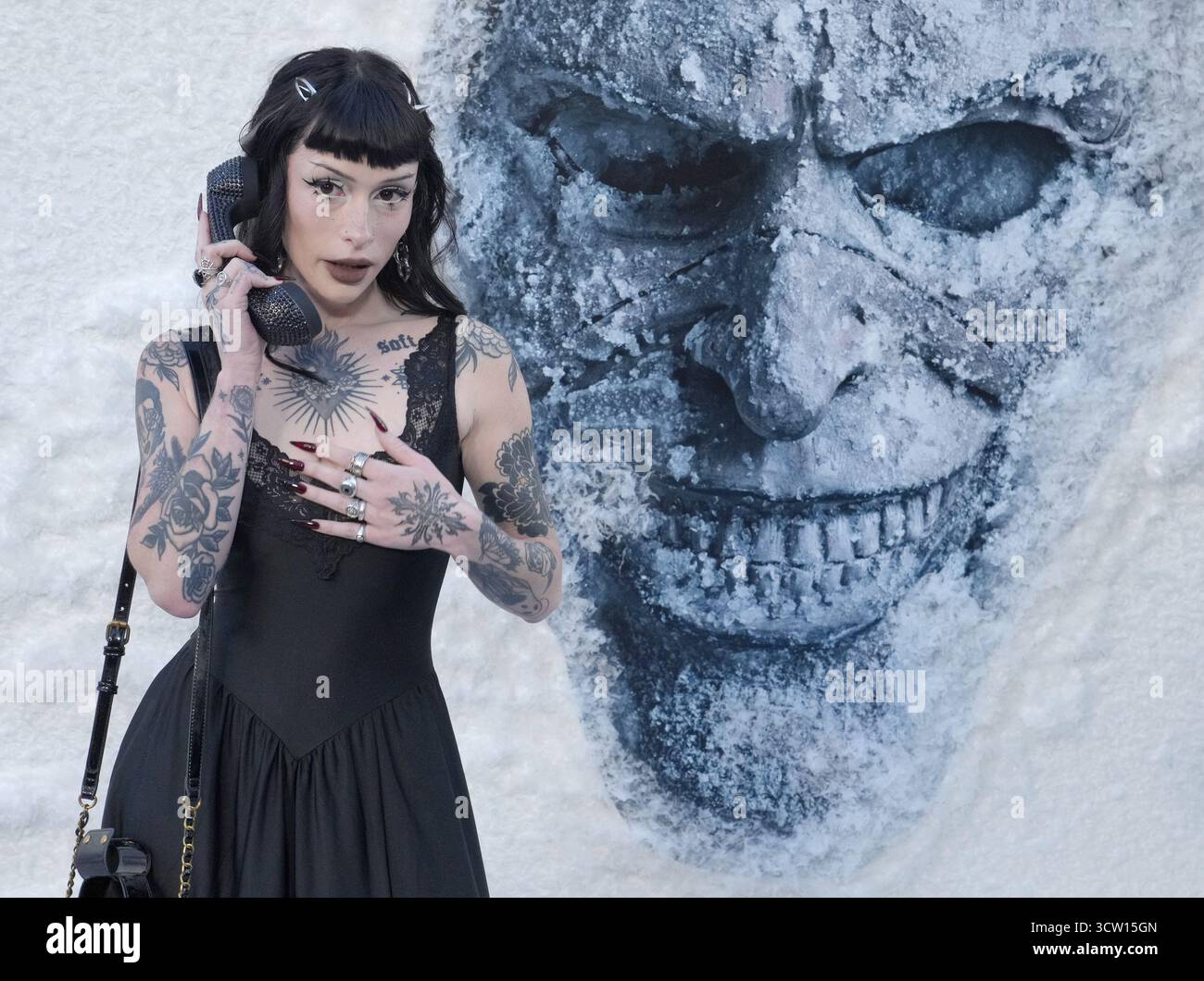 Mars Chasolen arrives at the Universal Pictures' BLACK PHONE 2 Premiere ...