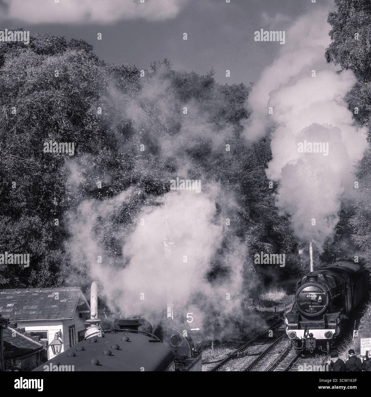 Steam locomotives lms no 45428 hi-res stock photography and images - Alamy