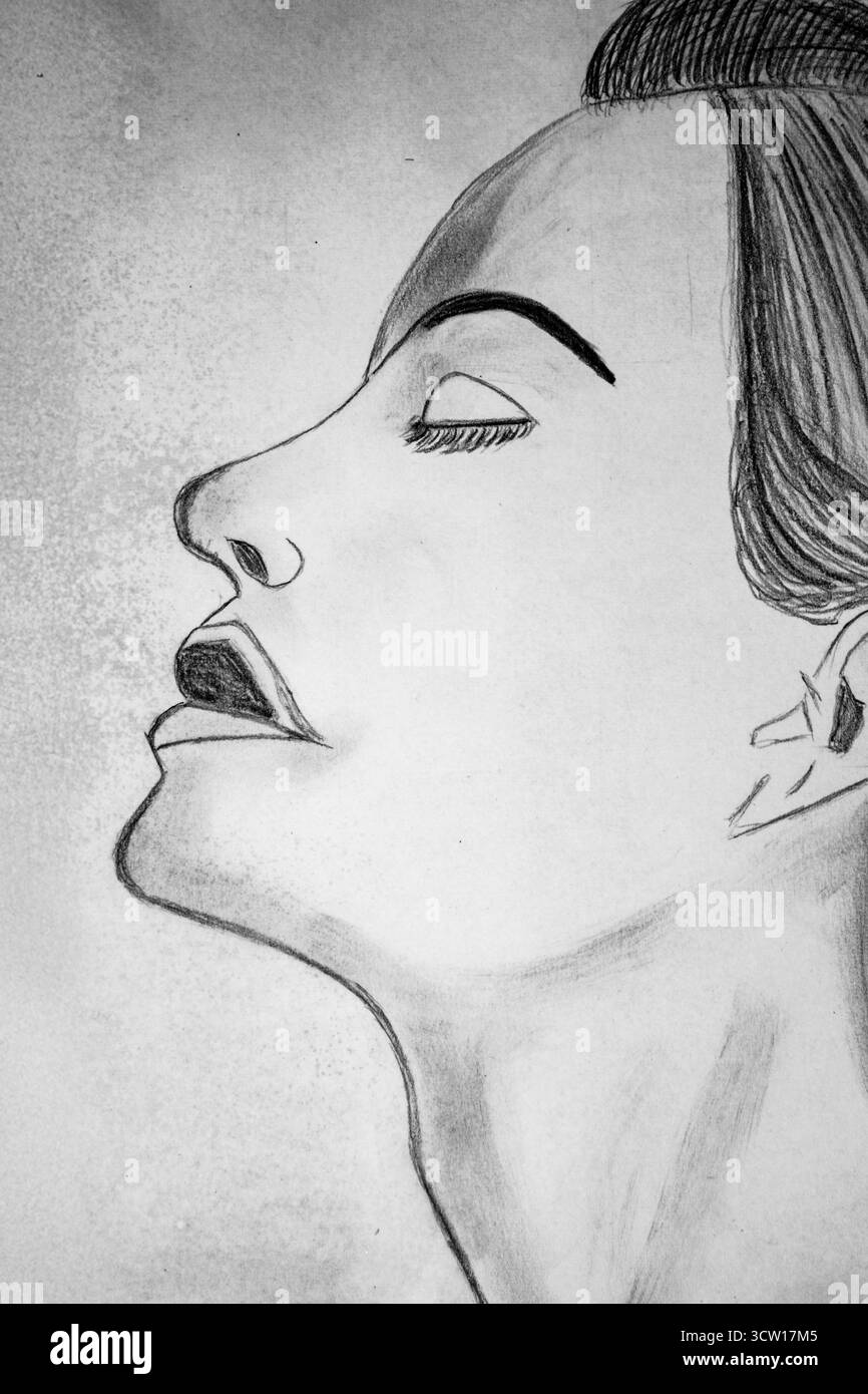 Fine contour Black and White Stock Photos & Images - Alamy