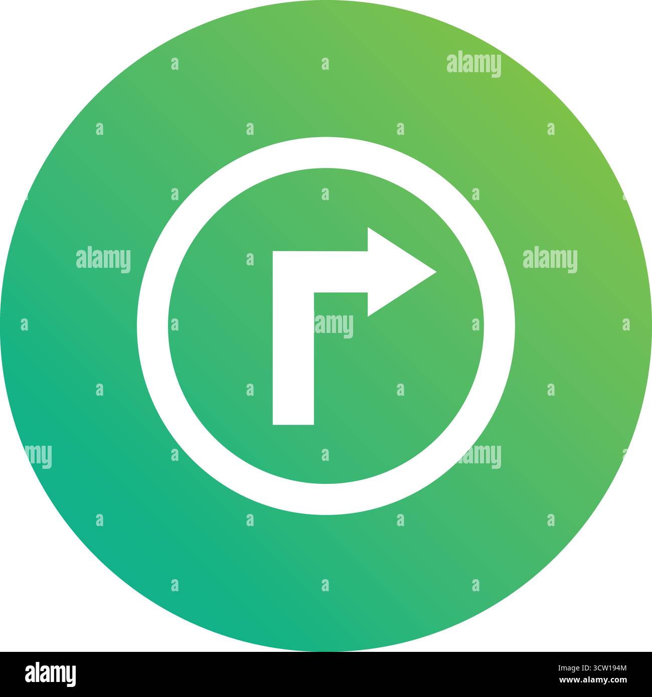 Right way icon on Stock Vector Images - Alamy
