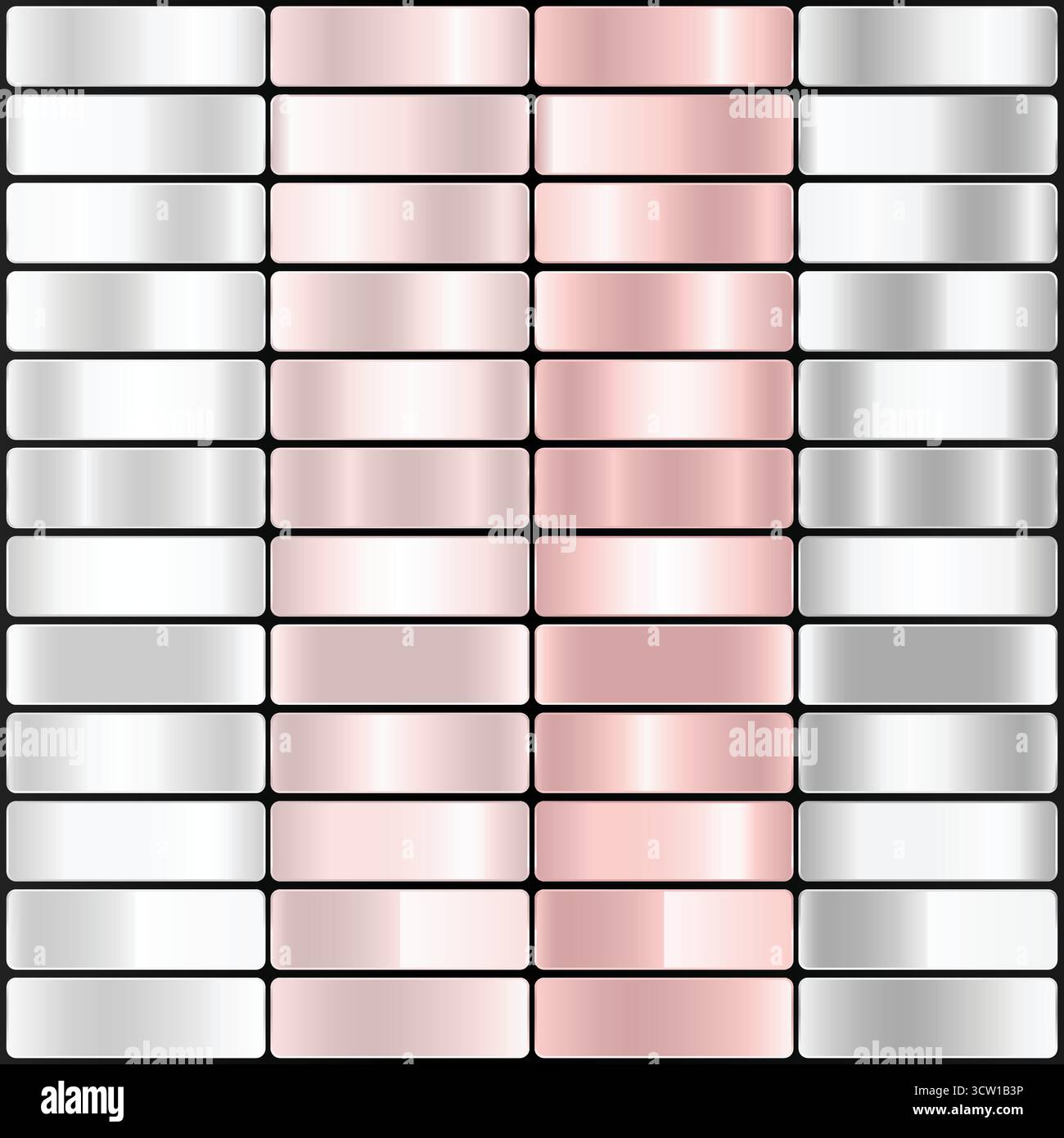 Modern elegant silver rose Stock Vector Images - Alamy