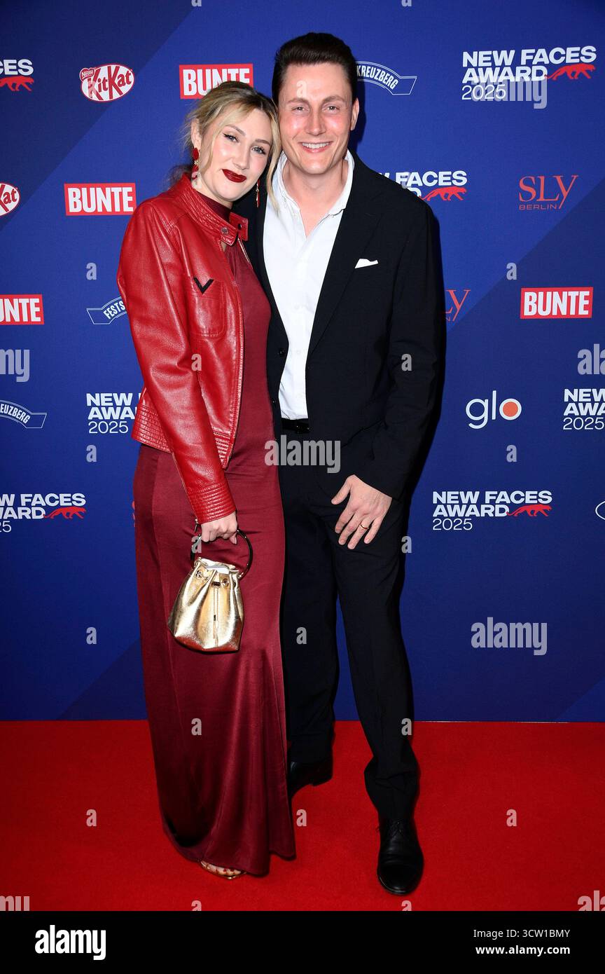 Lisa Walser und Henry Walser bei der Verleihung der Bunte New Faces ...