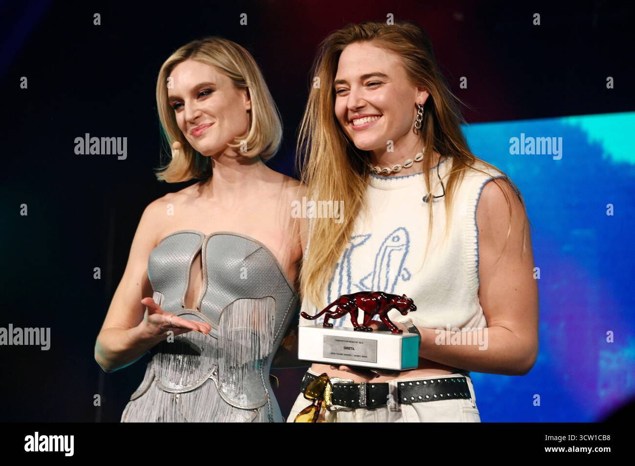 Kim Hnizdo und Greta Hirsch bei der Verleihung der Bunte New Faces ...