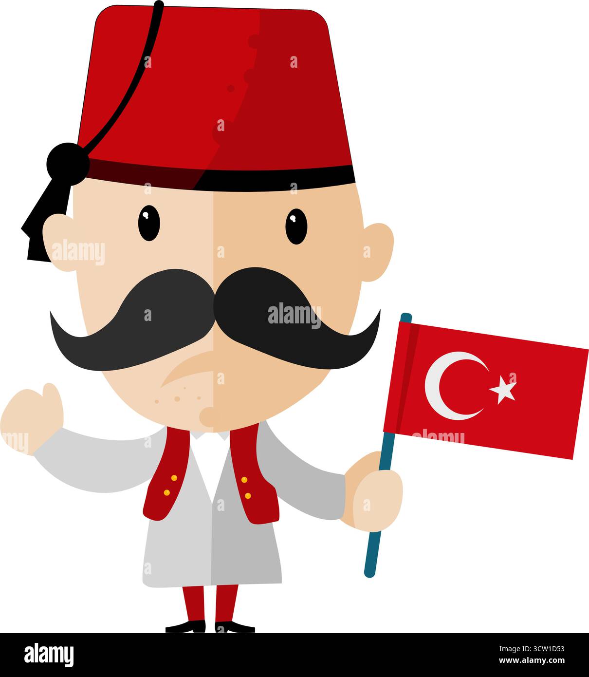 Mustache man middle east Stock Vector Images - Alamy