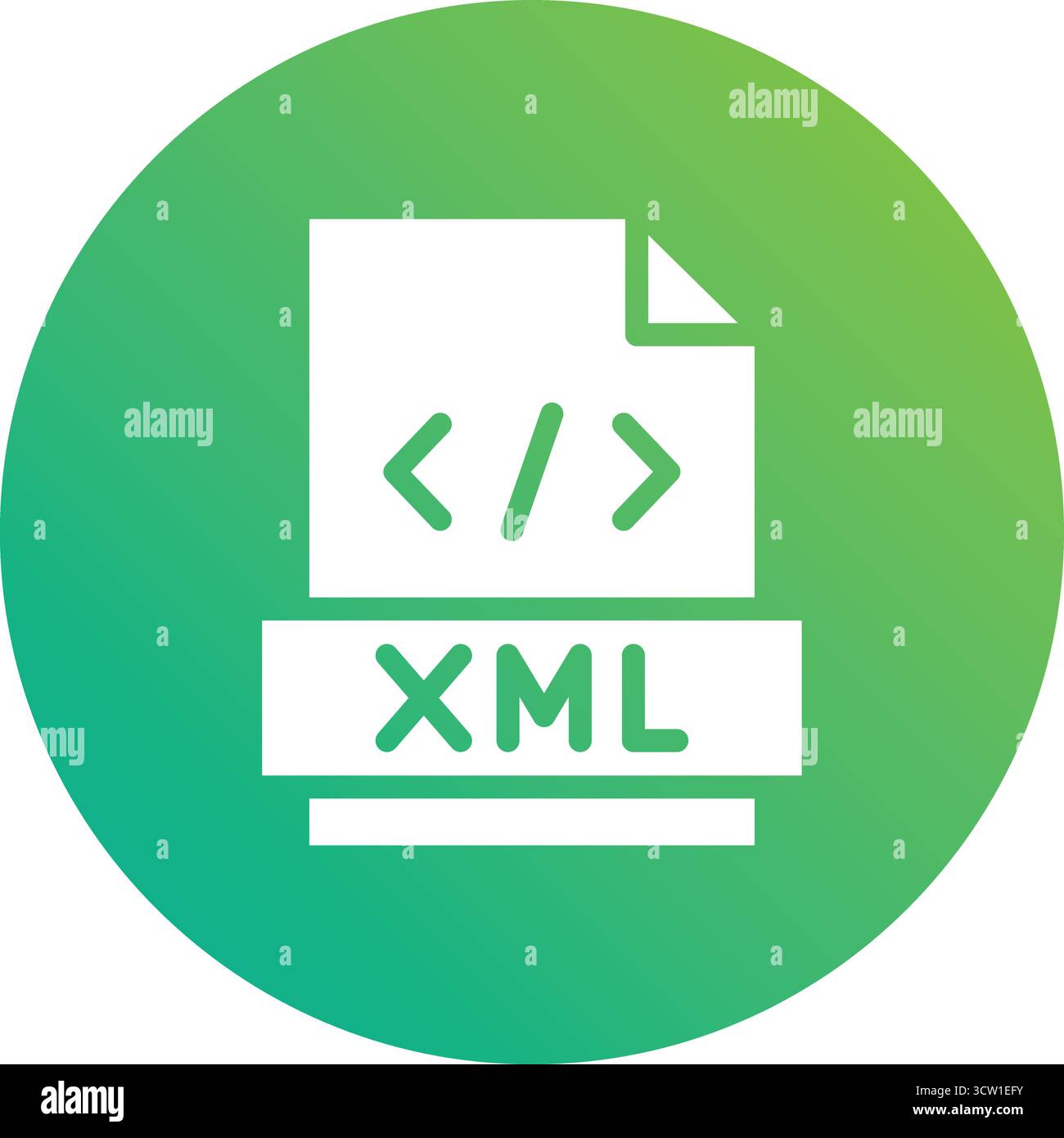 Illustration xml icon Stock Vector Images - Alamy
