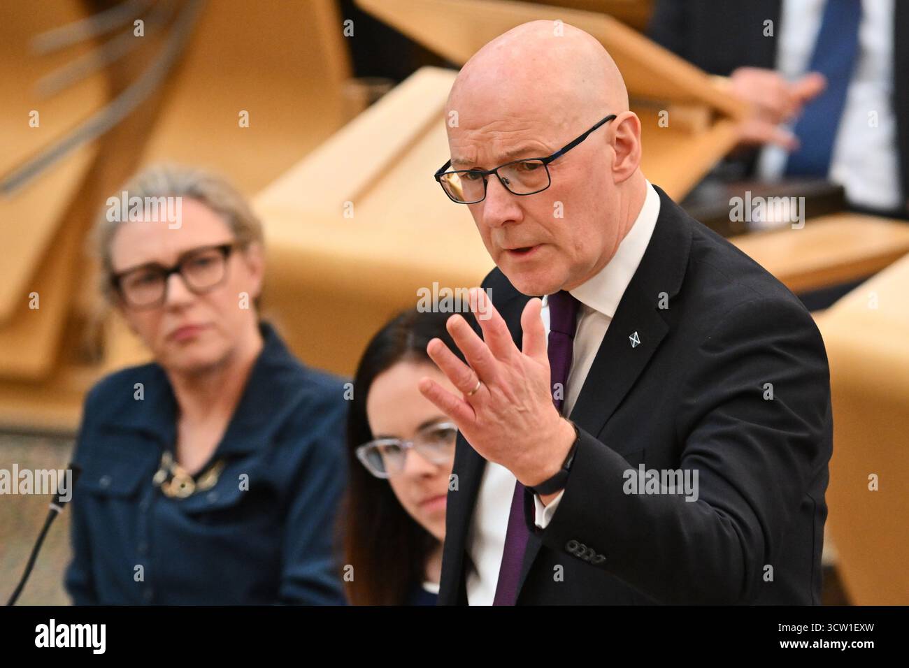 Edinburgh Scotland, UK 09 October 2025. First Minister John Swinney MSP ...