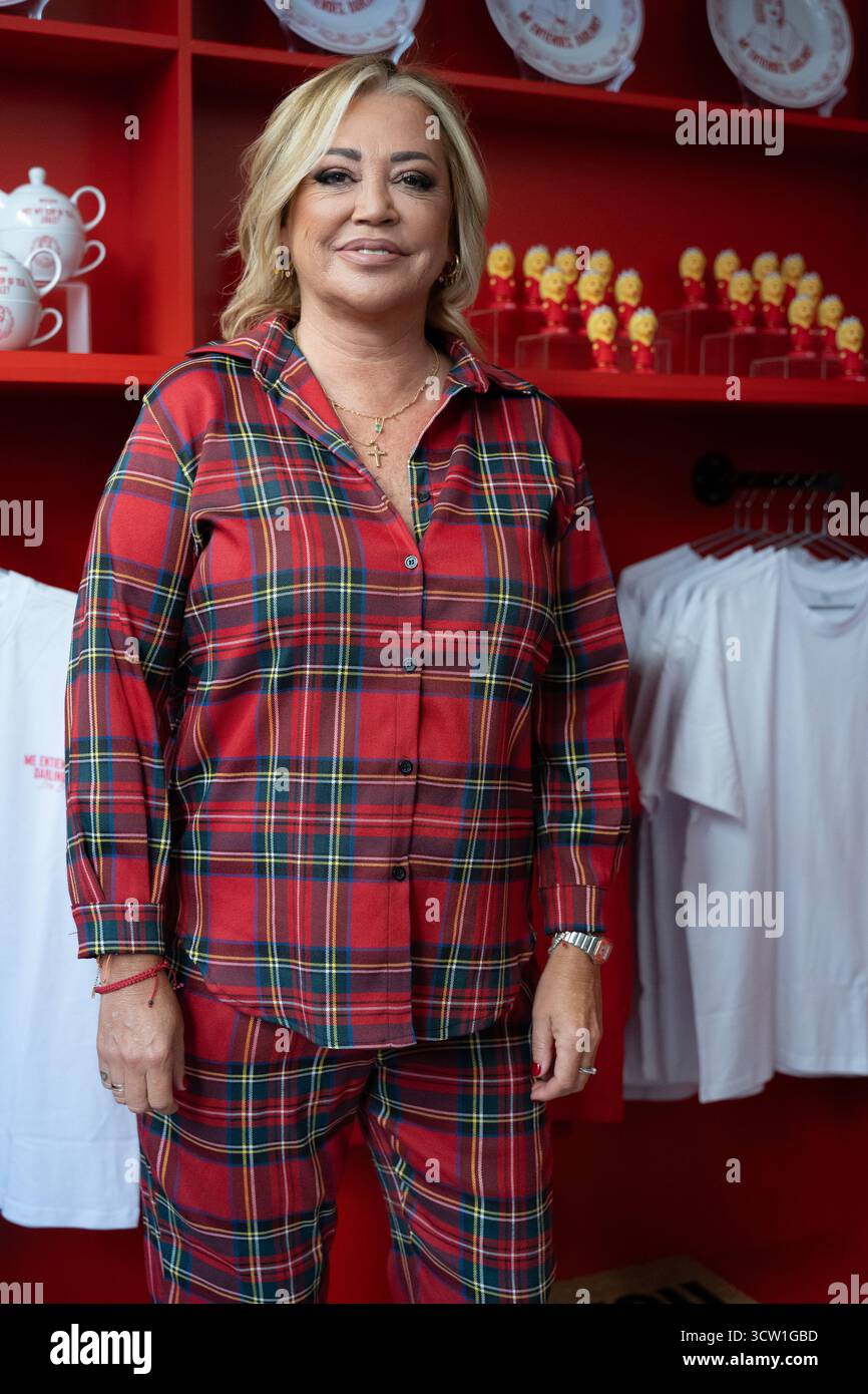 Madrid, Spain. 09th Oct, 2025. Belén Esteban presents the "Beefeater ...