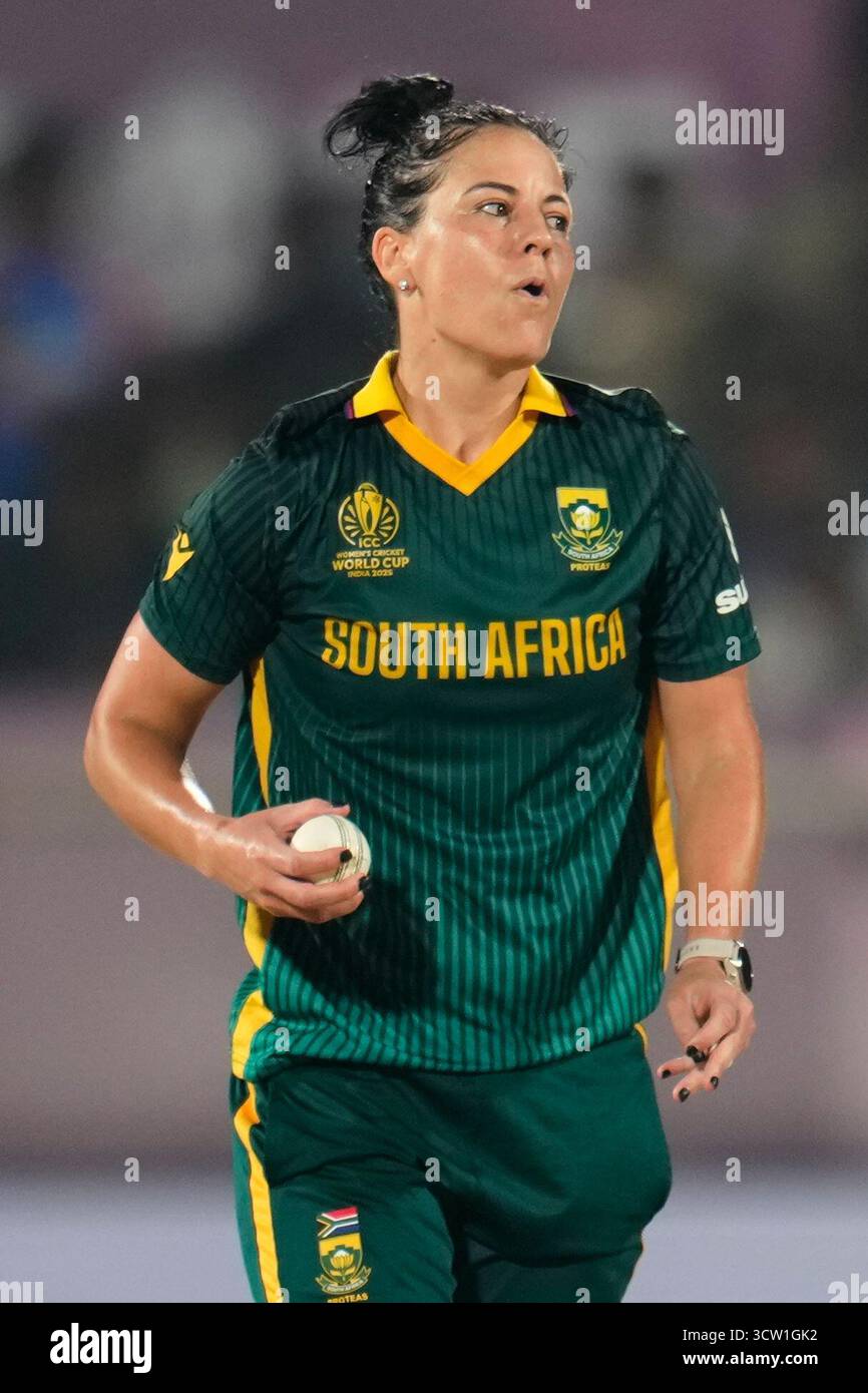 South Africa's Marizanne Kapp reacts after bowling a delivery during ...