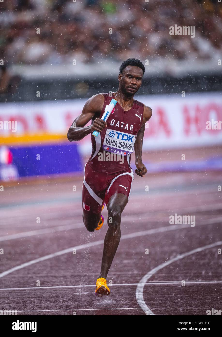 Ammar Ibrahim participating in the World Athletics Championships in ...