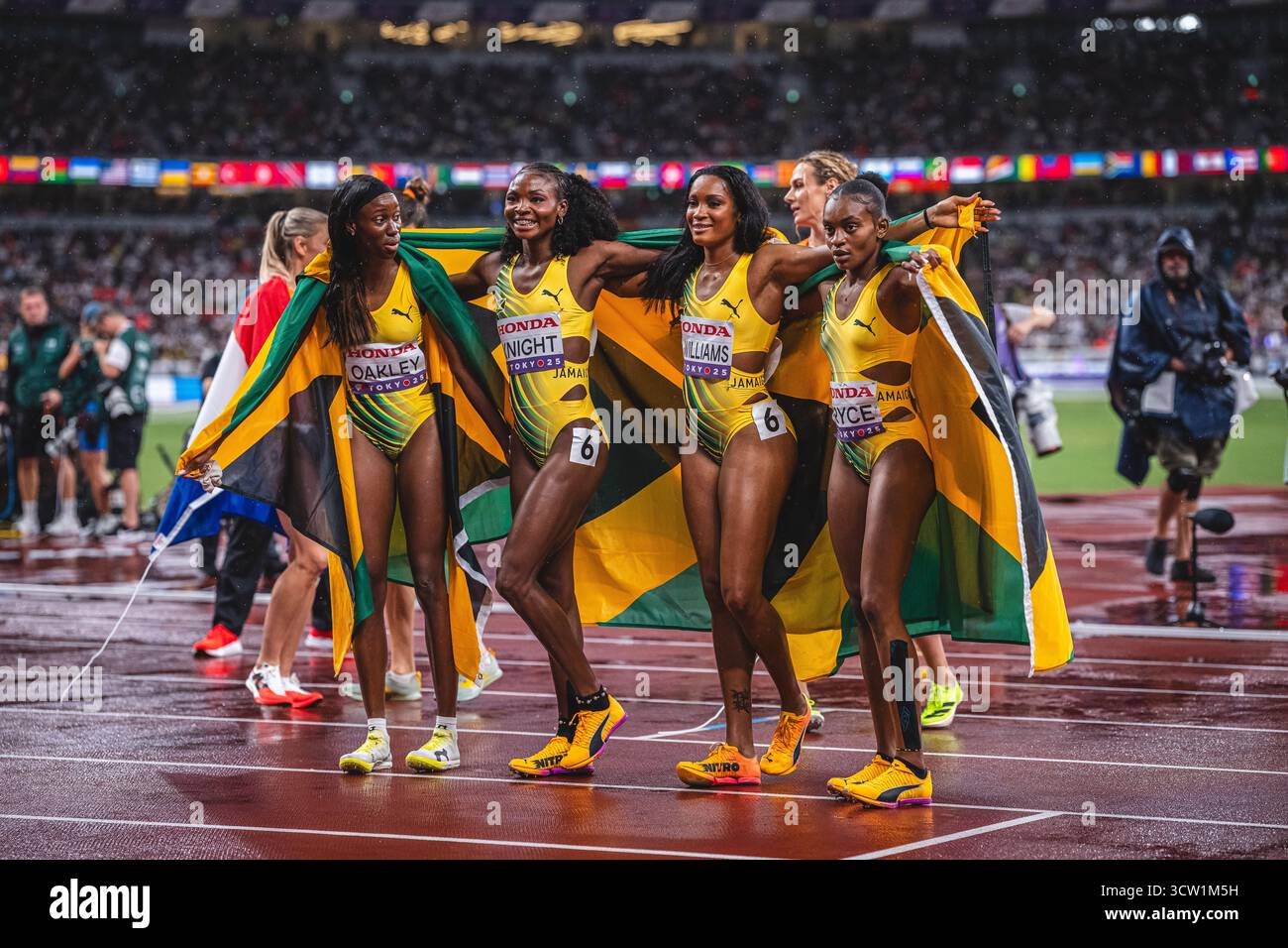 Stacey-Ann Williams,Nickisha Pryce,Andrenette Knight and Dejanea Oakley ...