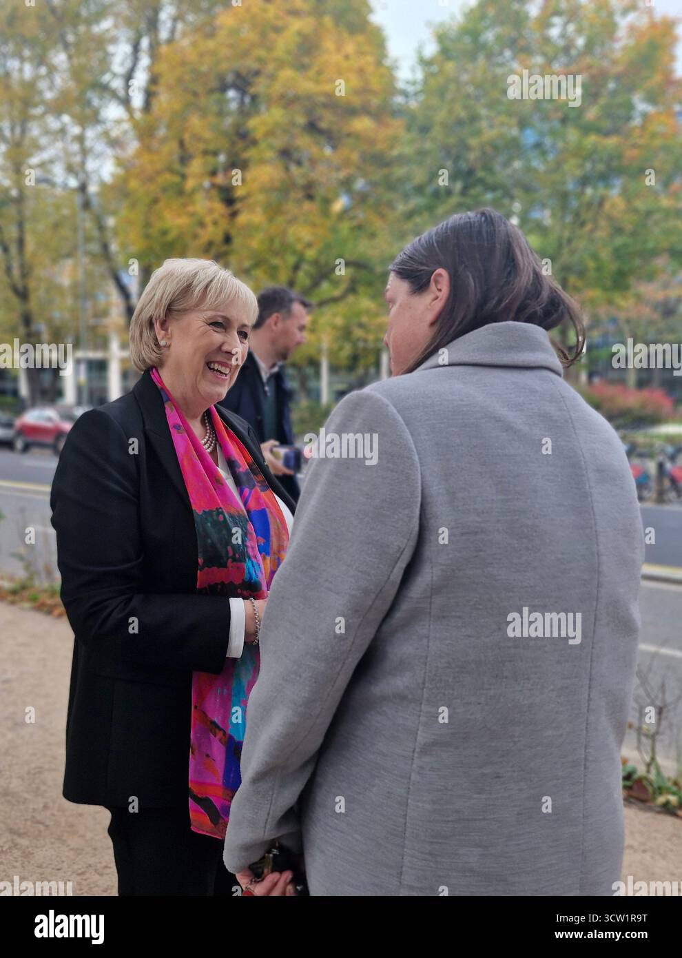 Irish Presidential candidate Heather Humphreys canvassing for the ...