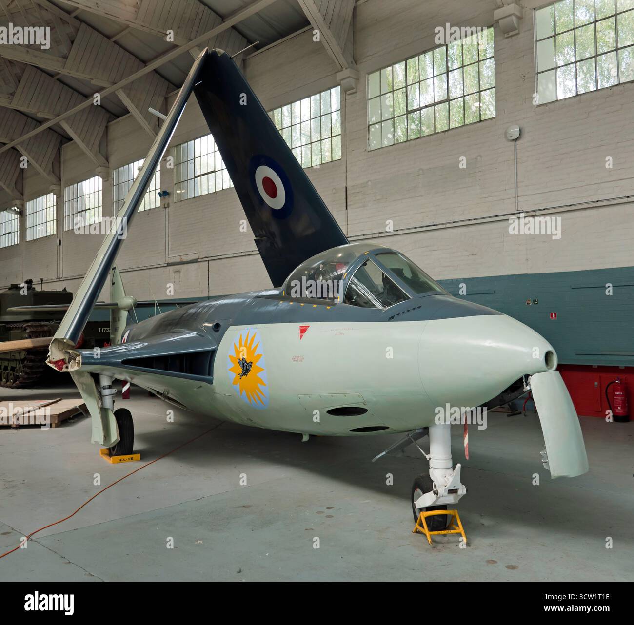 Rolls royce nene 101 centrifugal flow turbojet engine hi-res stock ...