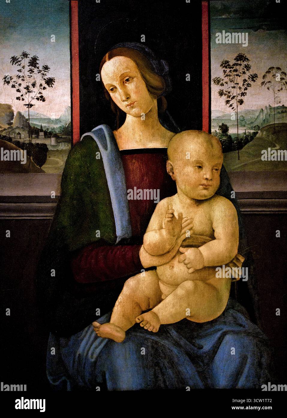 Madonna with Child by Ingegnio, Andrea (fl.1470) Pinacoteca Vatican ...