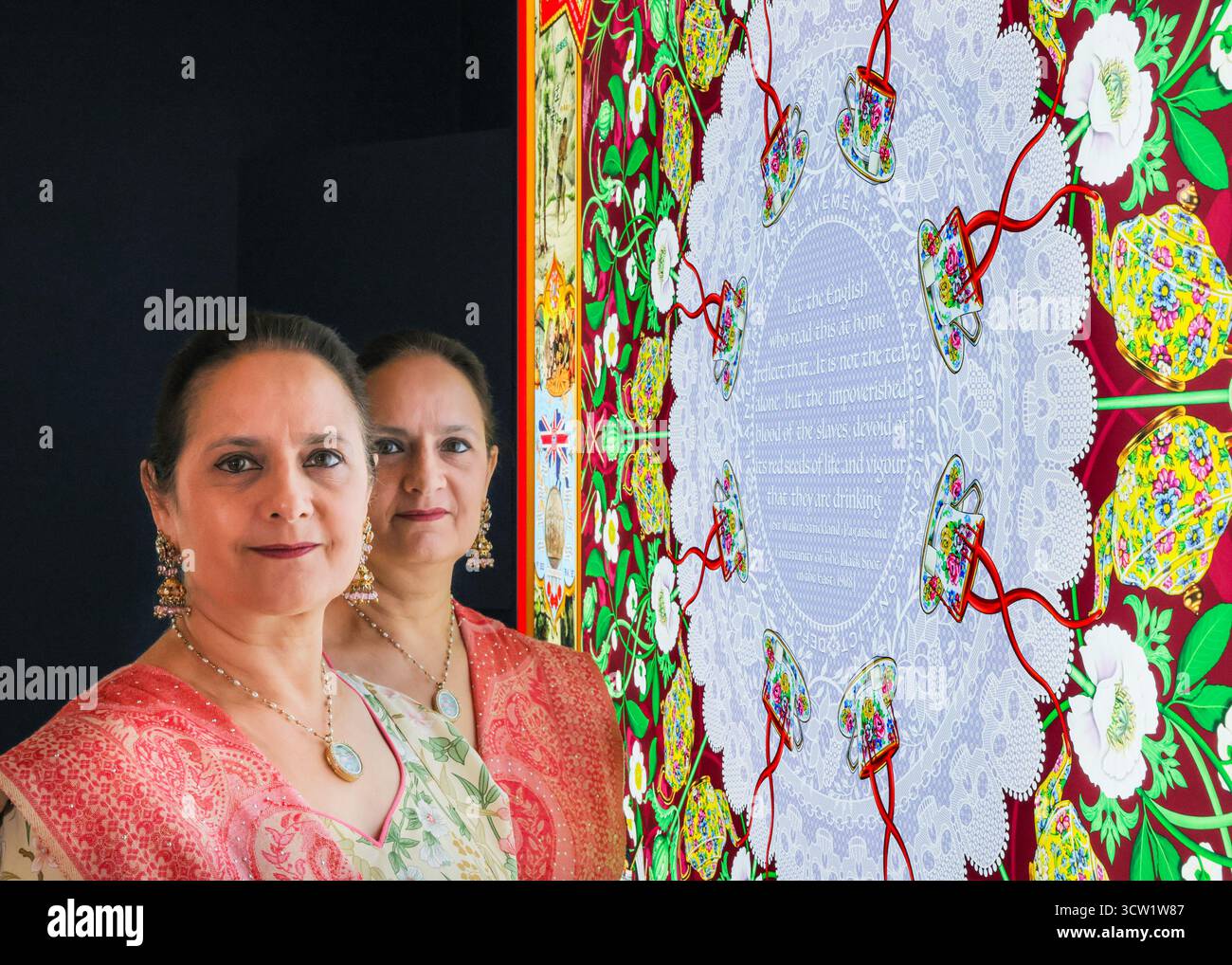 London, UK. 09th Oct, 2025. The Singh Twins with their work 'Dying for ...