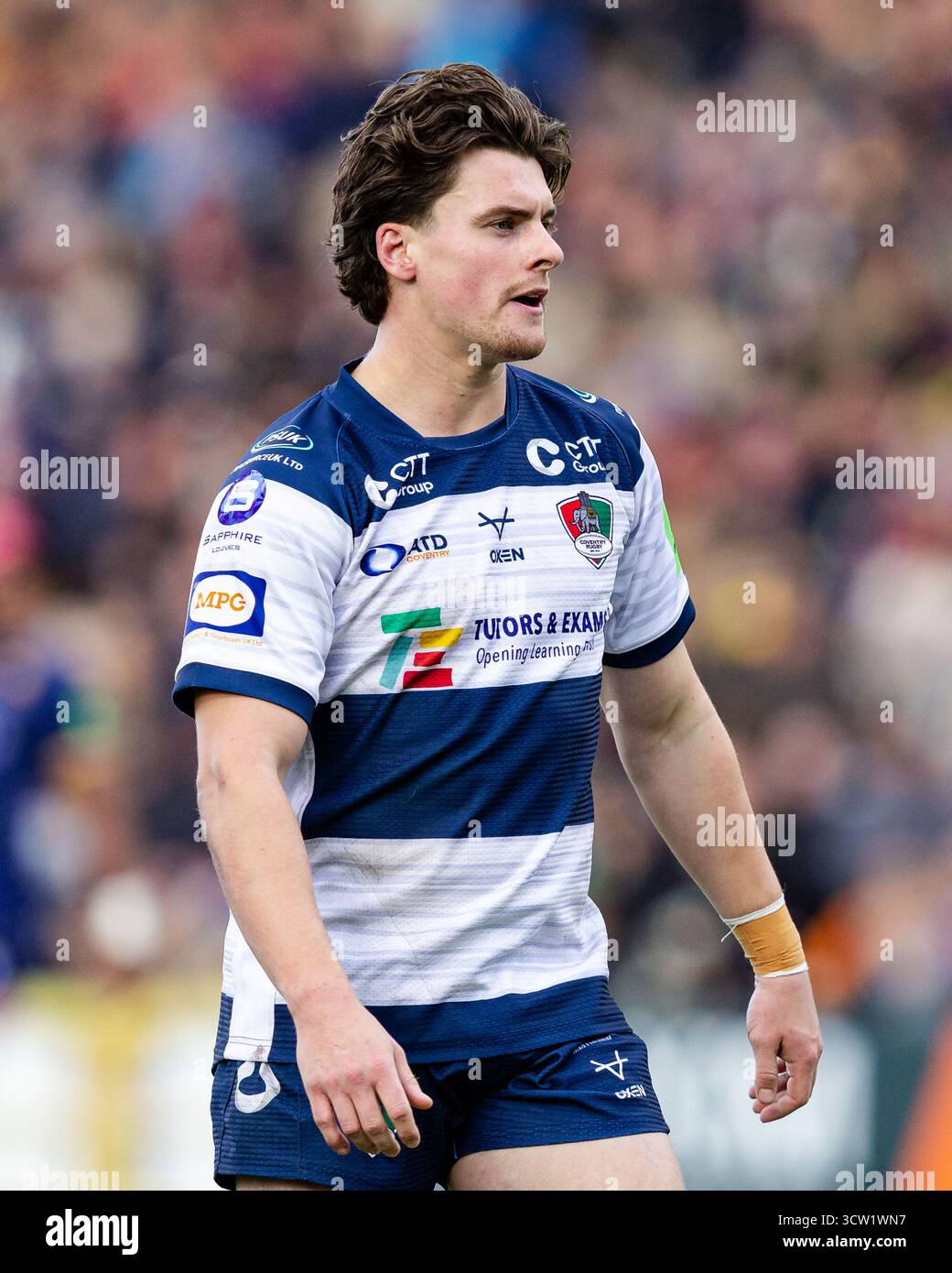 Worcester, England, UK, 4 October 2025, Tom Bacon of Coventry Rugby ...
