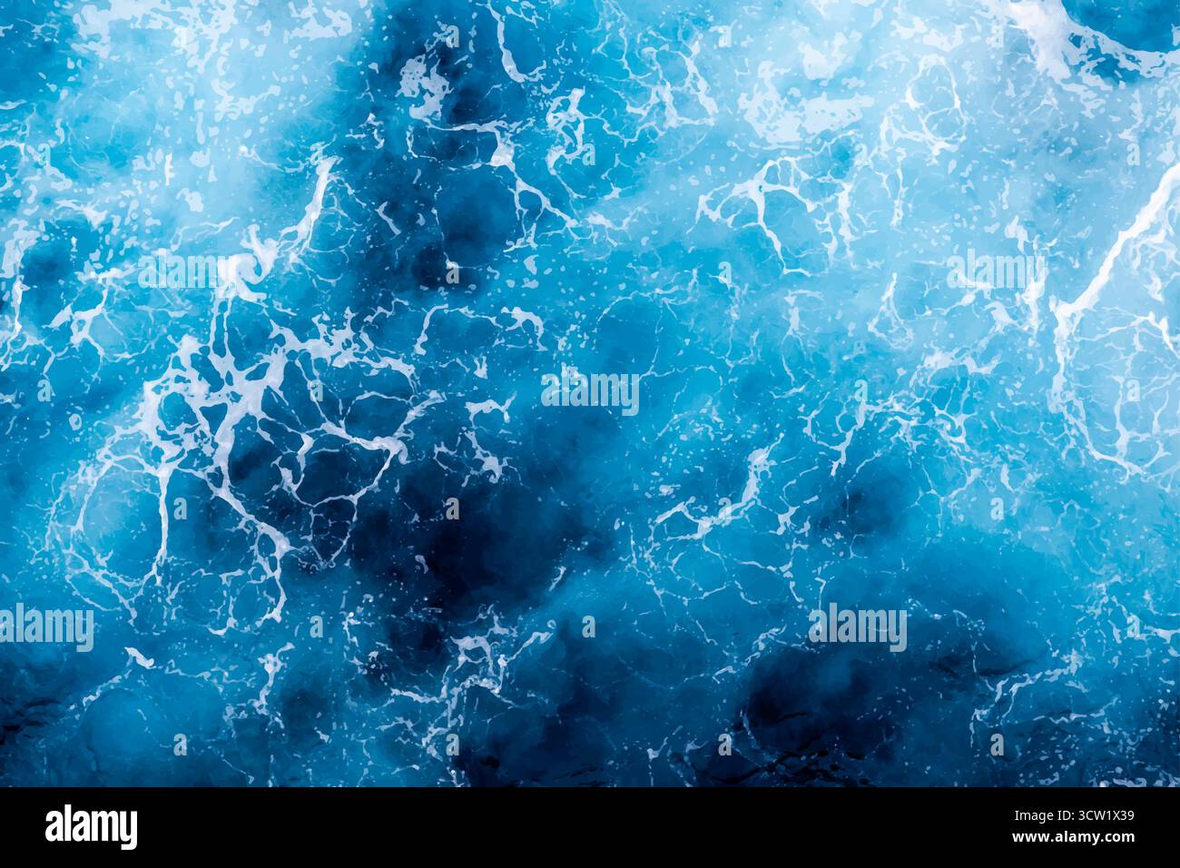 Deep turquoise water Stock Vector Images - Alamy